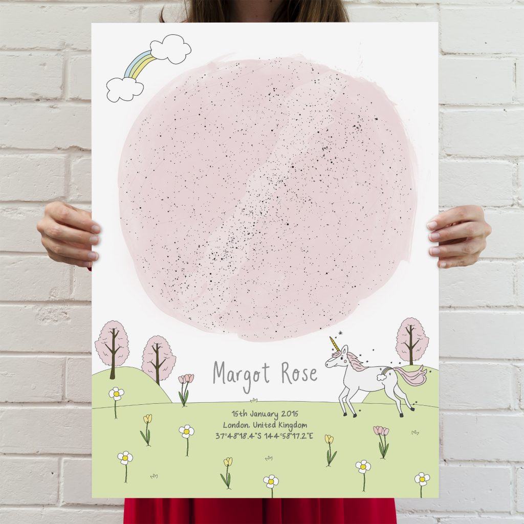 Custom Star Map Print - Outer Space - by Jana Rushforth